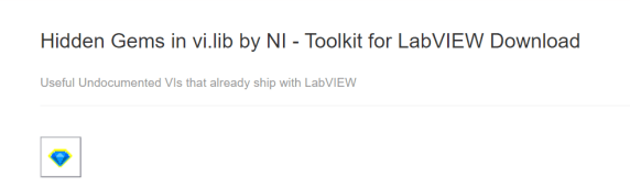 LabVIEW Hidden Gems – Felipe's Thoughts